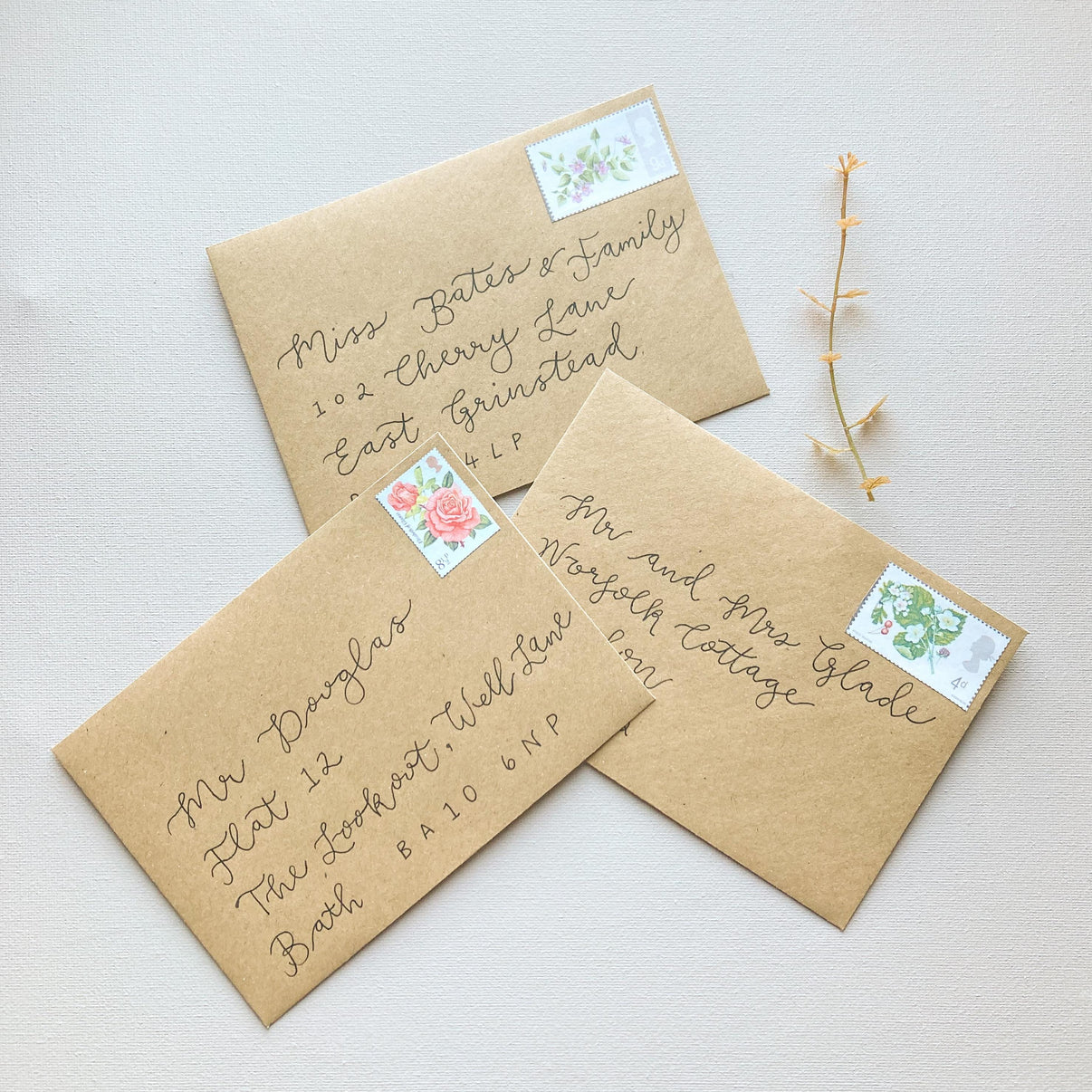 Hand Calligraphy Envelope Addressing | Wedding Envelope Addressing ...